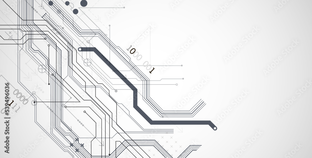 Abstract horizontal technology background. Communication concept ...