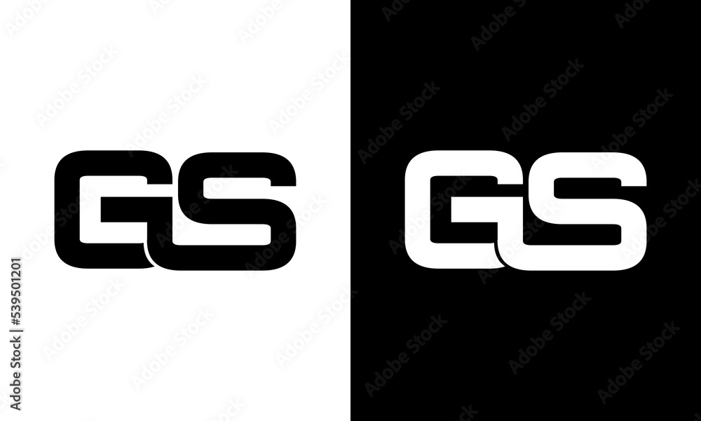 letter gs logo design Stock Vector | Adobe Stock