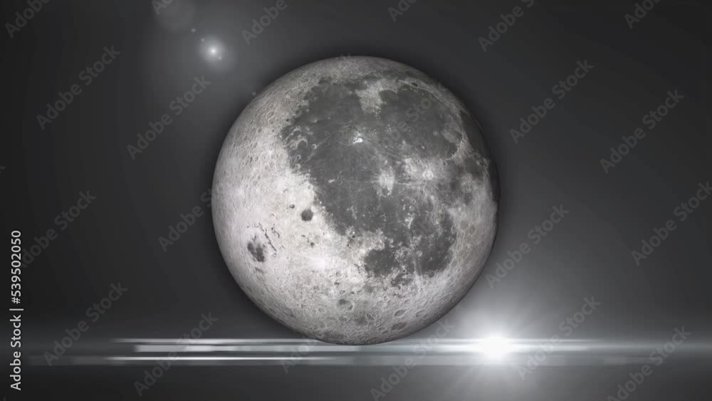 Spinning Haumea planet in rotation, Haumea planet rotating his own axis ...