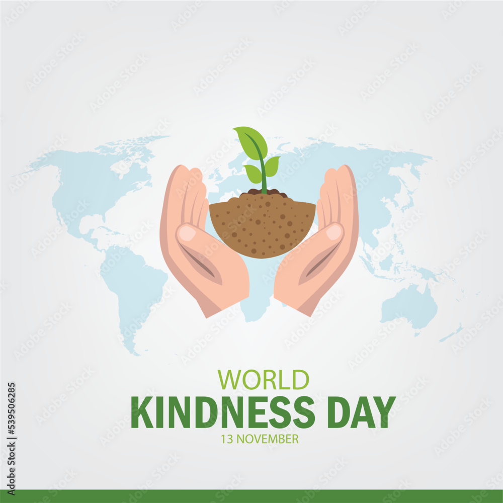 Vector Illustration World Kindness Day. Good for posters. banners ...
