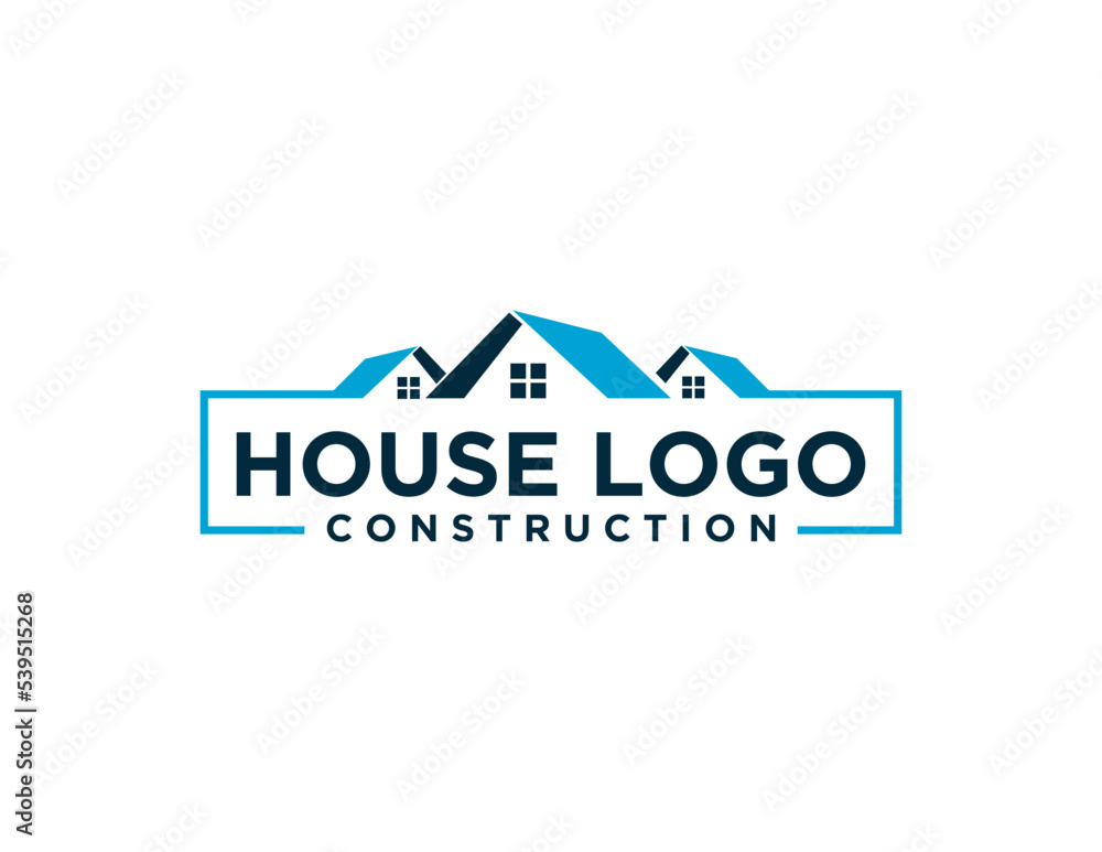 Logo design about house or building on white background. created using ...