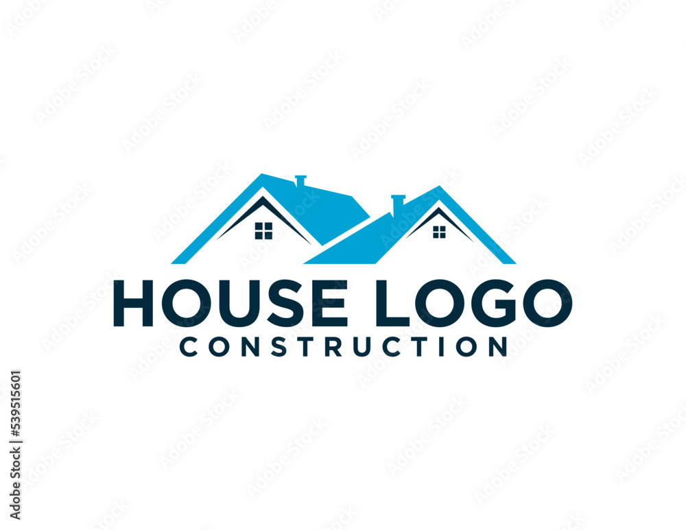 Logo design about house or building on white background. created using ...