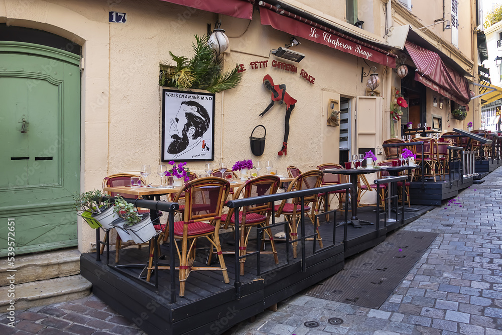 “Le chaperon rouge” is a charming restaurant with its hundreds of ...