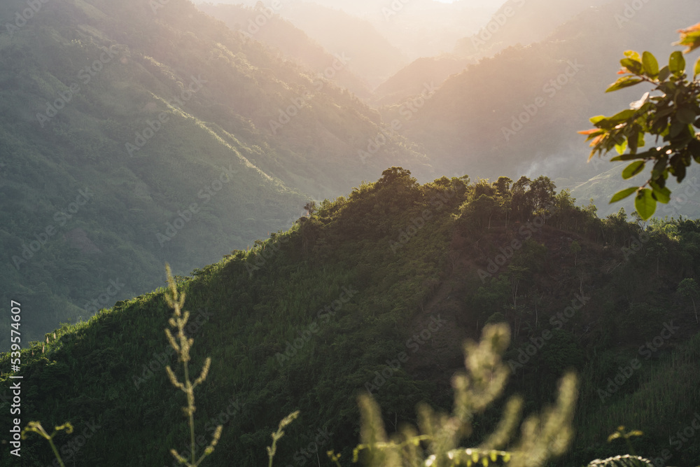 beautiful mountain scenery in the high andean mountain ranges of south ...