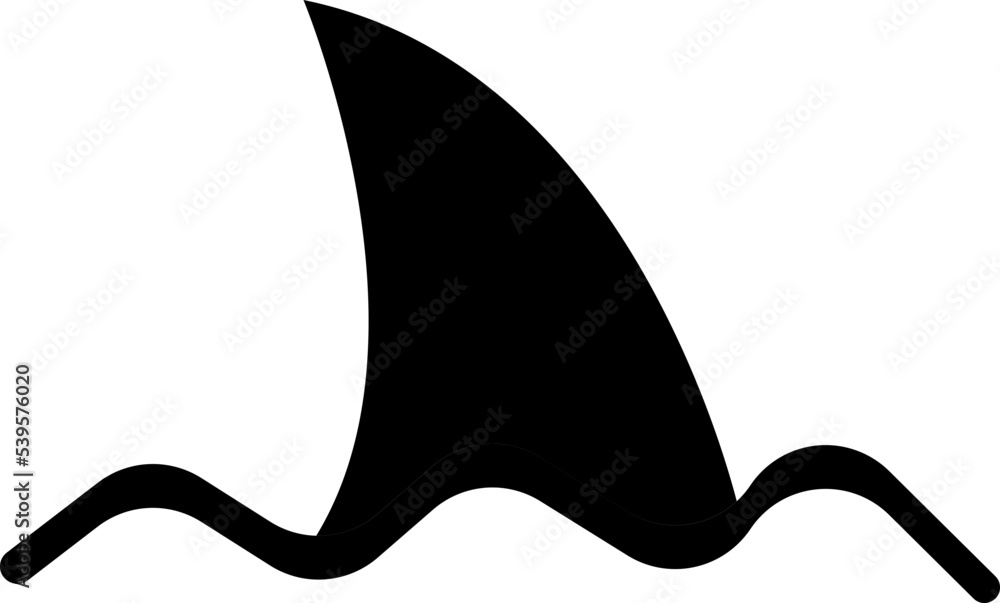 shark fin Stock Vector | Adobe Stock