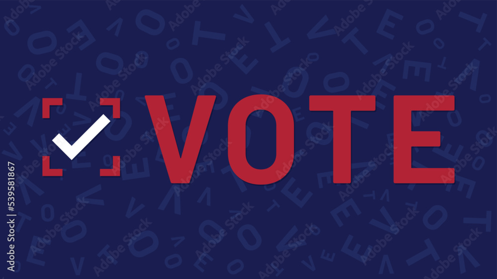 Voting Symbols vector design. template Elections icons. check marks ...