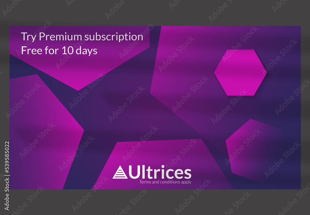 Slideshow Ad Layout with Vanishing Gradient Stock Template | Adobe Stock