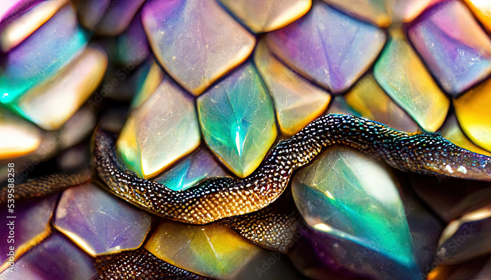 Iridescent scales. Dragon, snake, lizard scale pattern. wallpaper ...