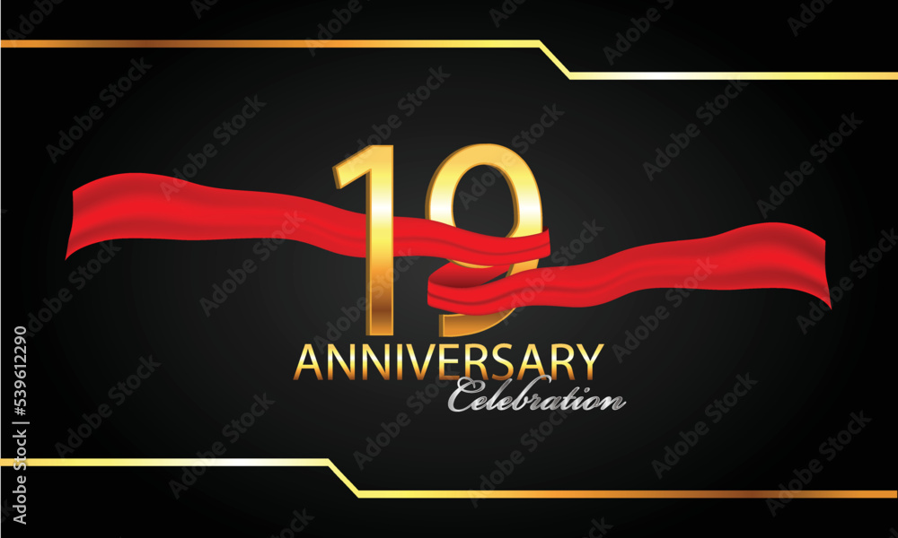 19 anniversary celebration. 19th anniversary celebration. 19 year ...
