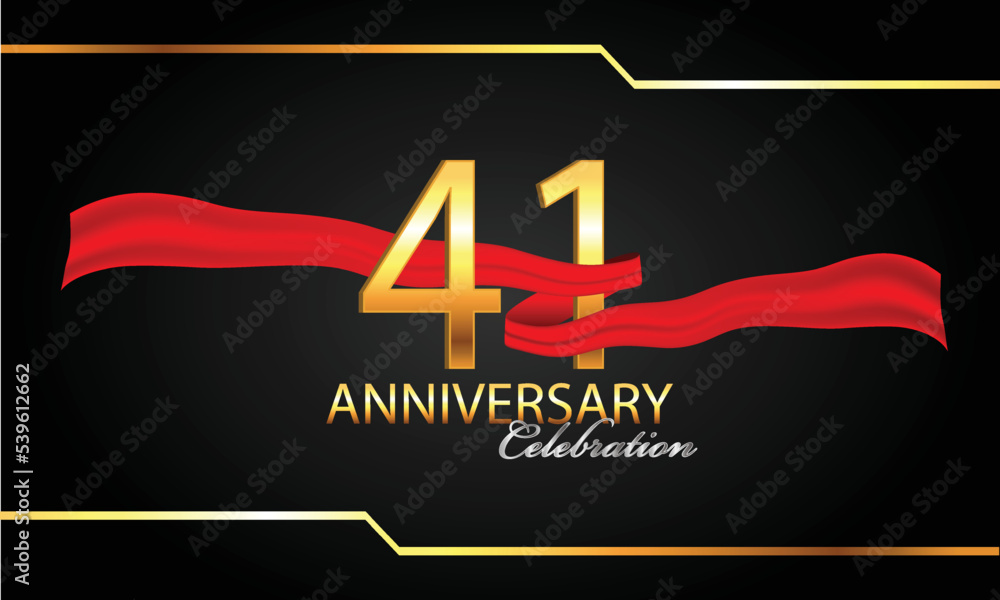 41 anniversary celebration. 41st anniversary celebration. 41 year ...