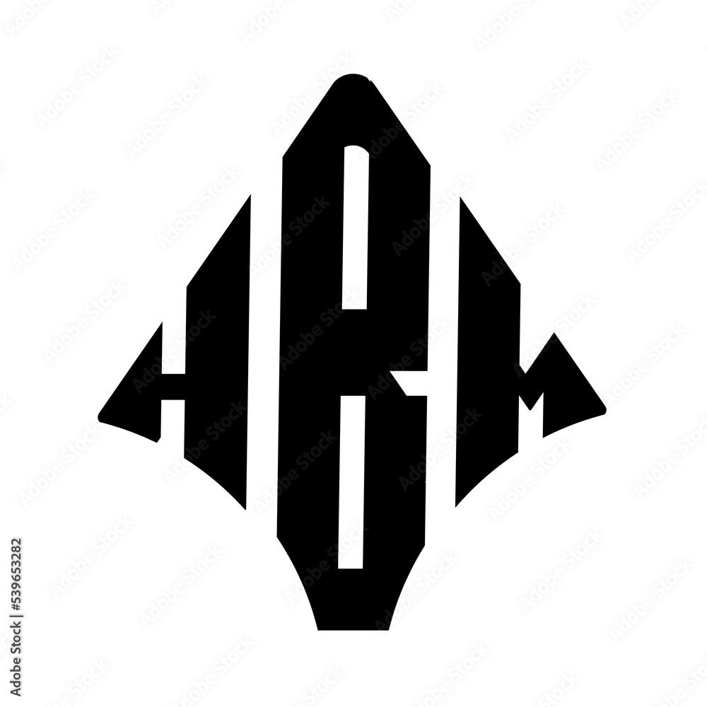 HBM logo. HBM logo letter logo design vector image. HBM letter logo ...