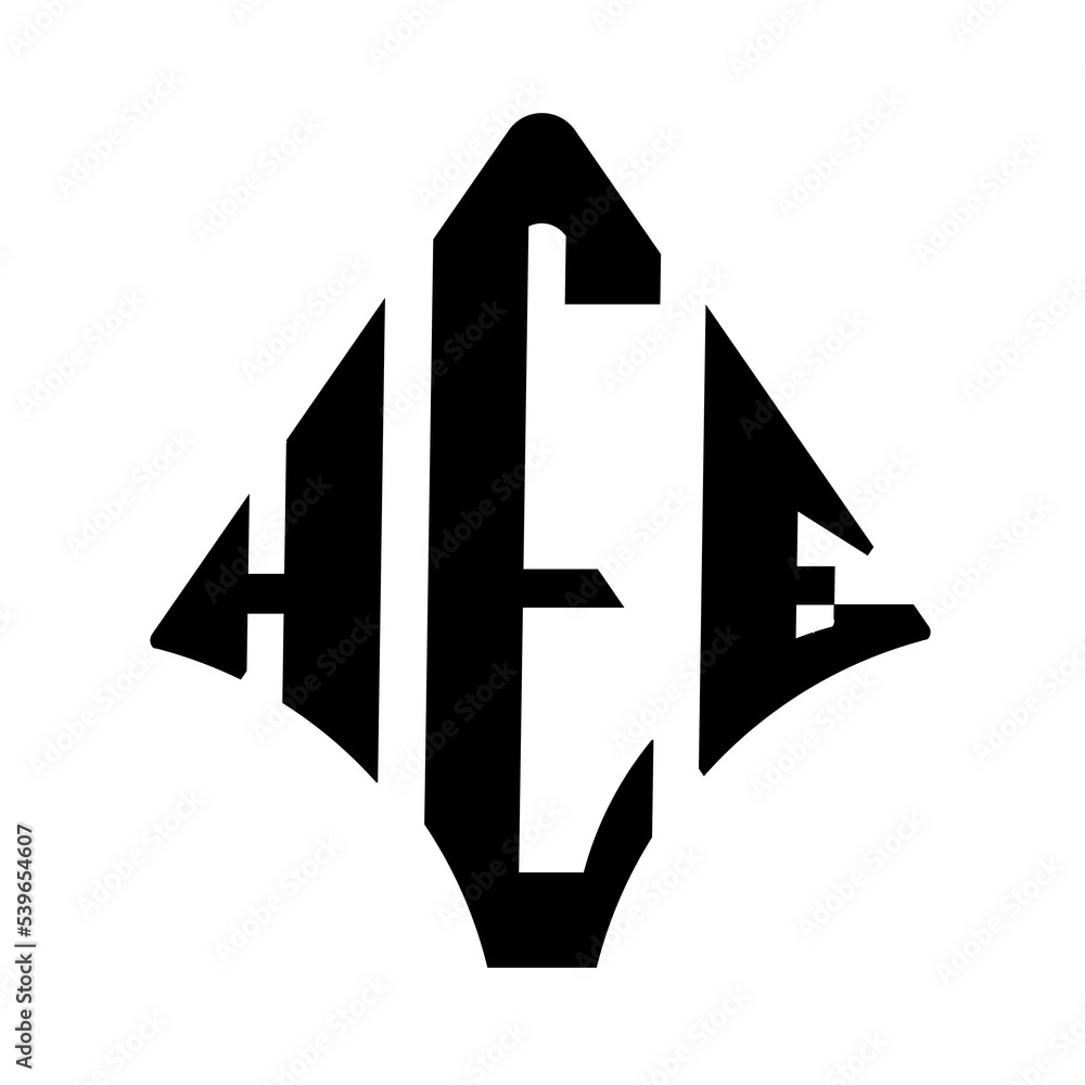 HEE logo. HEE logo letter logo design vector image. HEE letter logo ...