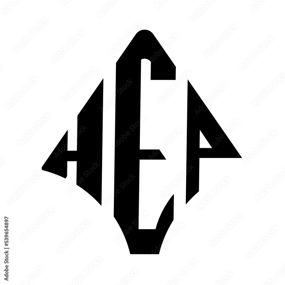 HEP logo. HEP logo letter logo design vector image. HEP letter logo ...