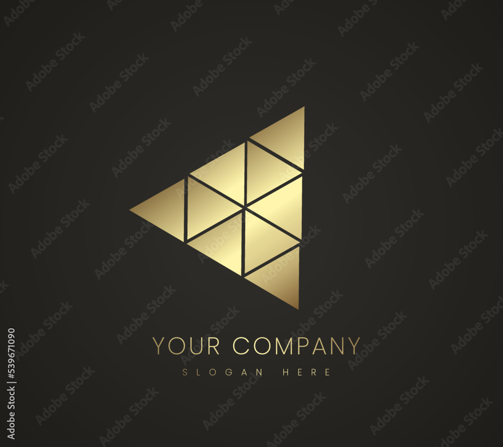 Premium Triangles LOGO creative style, icon and symbols of company ...