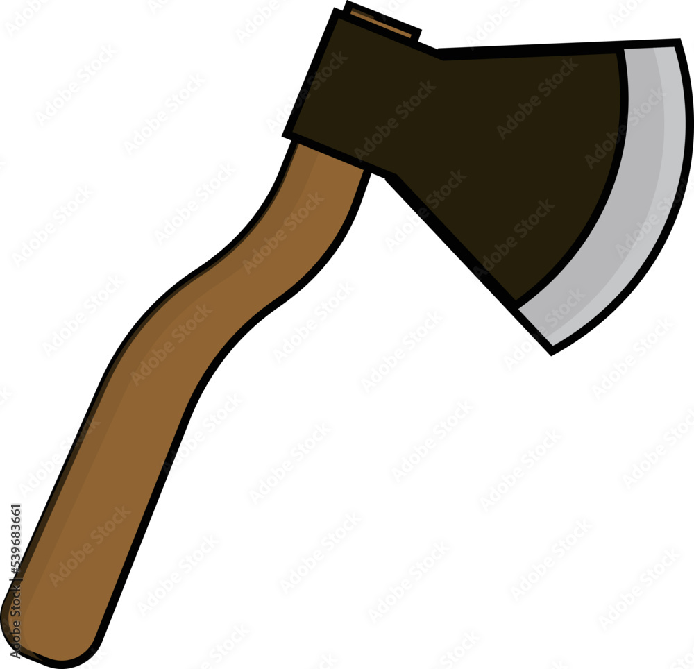 cartoon hatchet vector icon symbol Stock Vector | Adobe Stock