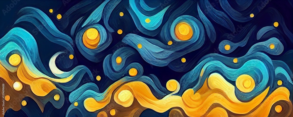 The Starry Night Facebook Cover