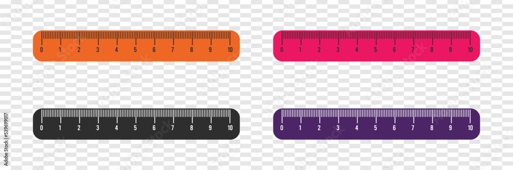 Markup measuring scale of millimeters vector icon .Modern vector design ...