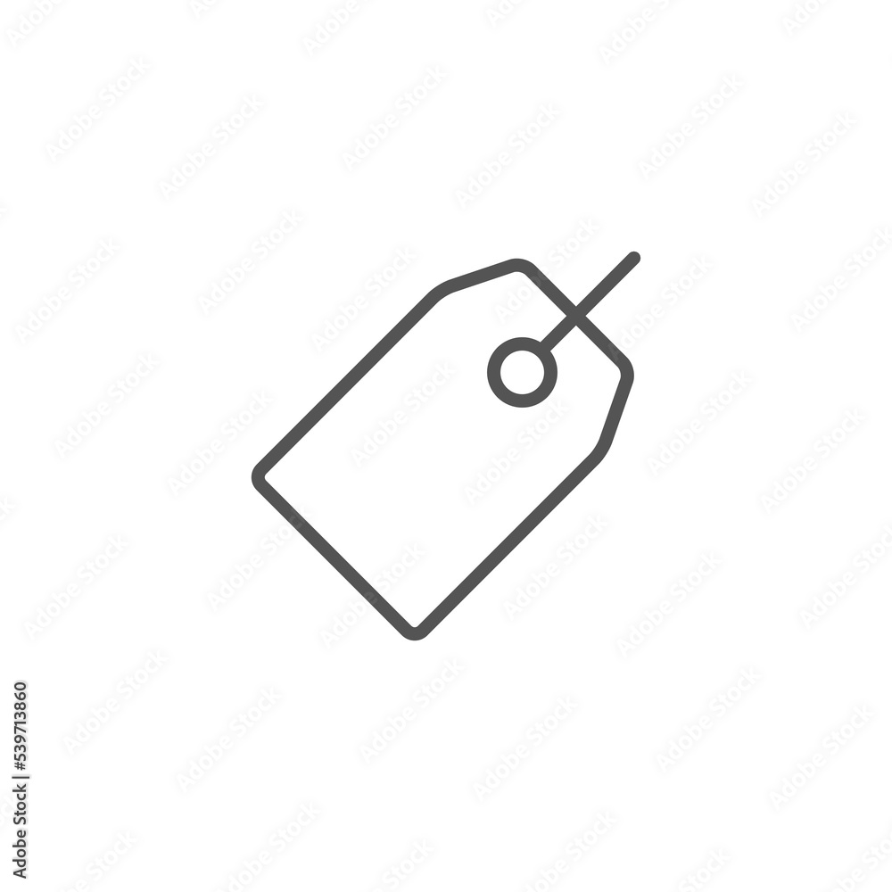 Hangtag icon, hang tag label flat icon for apps and websites. Price tag ...