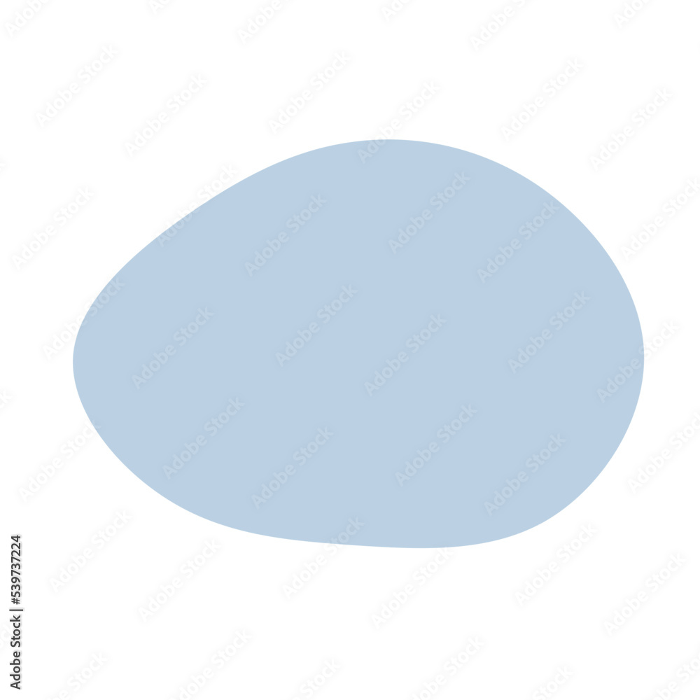 Blue blob bubble Stock Vector | Adobe Stock