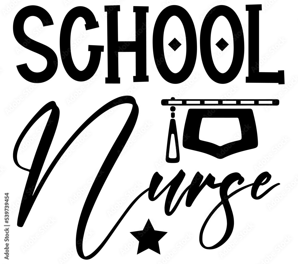 School Nurse,Graduation SVG Bundle, Graduation T-Shirt Bundle ...