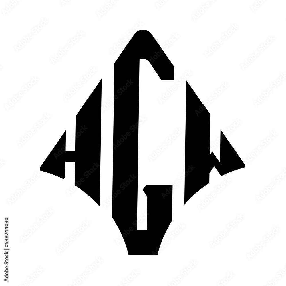 HGW logo. HGW logo letter logo design vector image. HGW letter logo ...