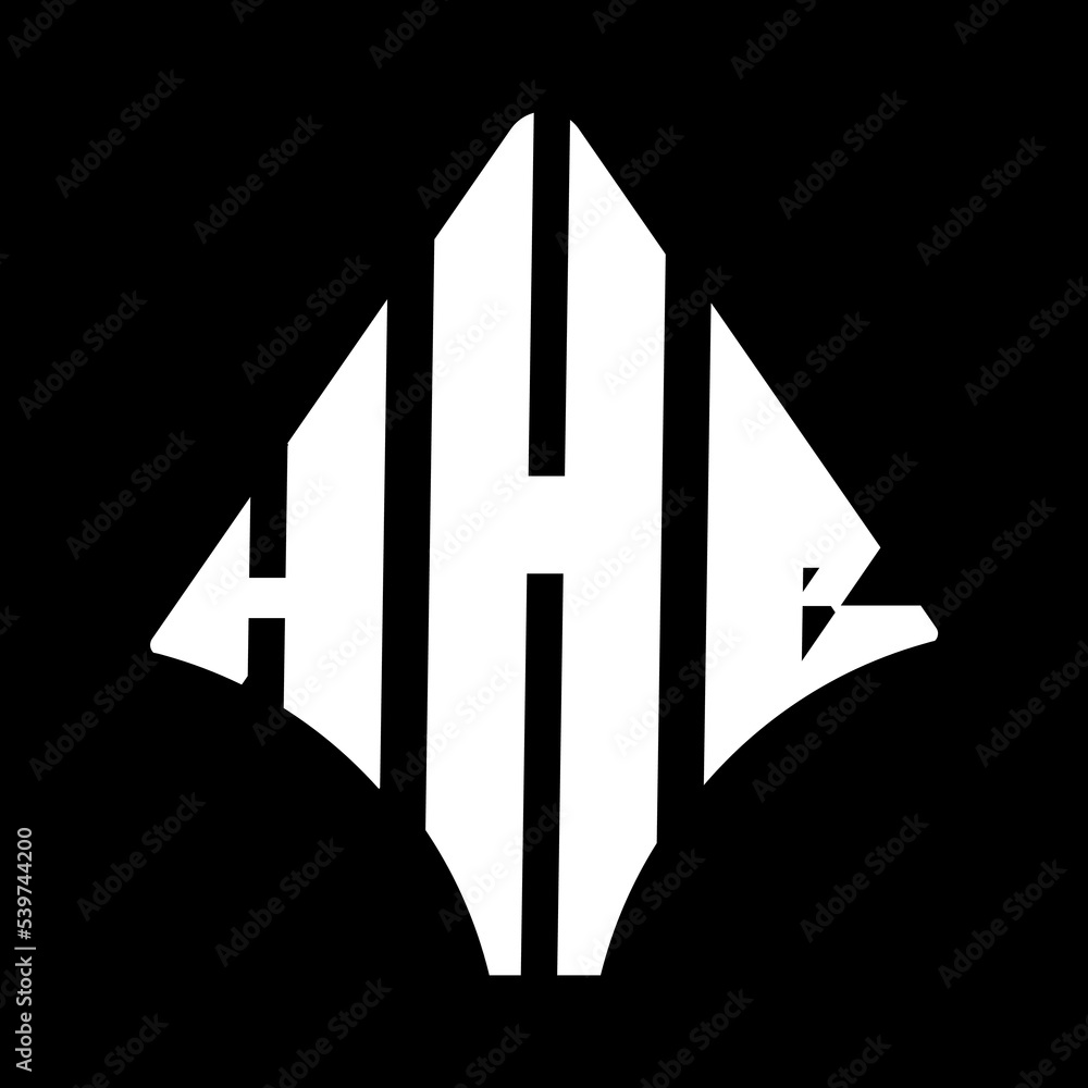 HHB logo. HHB logo letter logo design vector image. HHB letter logo ...