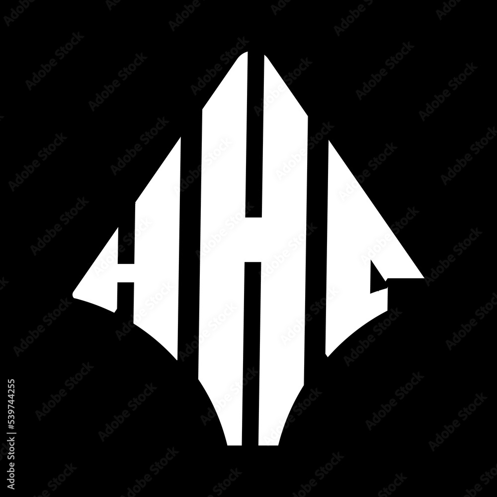 HHC logo. HHC logo letter logo design vector image. HHC letter logo ...