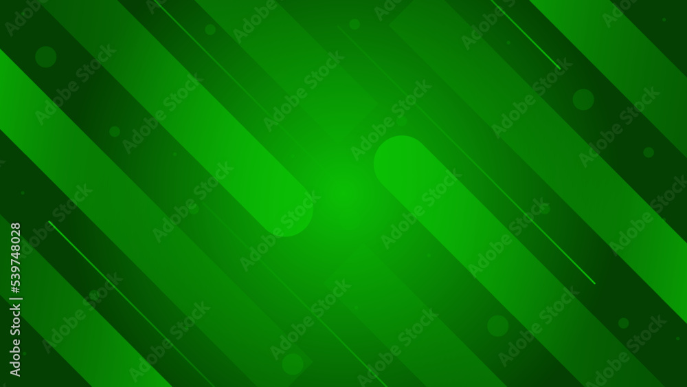 Gradient dynamic green lines background Stock Vector | Adobe Stock