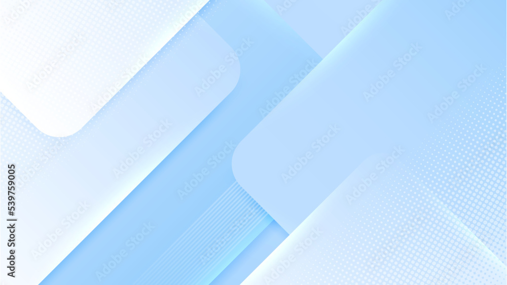 Abstract light blue and white gradient minimal background. Modern ...