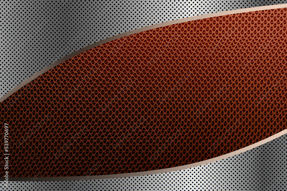 Steel backdrop with metal texture. Sheet metal with perforations Stock ...