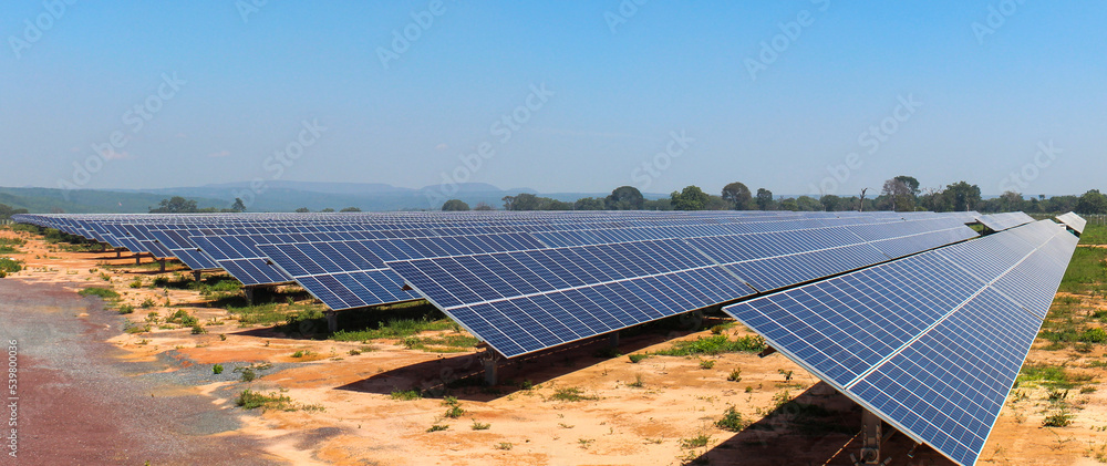 Solar Power Plant SDG 7 ESG GHG carbon footprint CO2 emission reduction ...