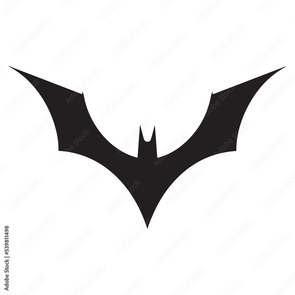 Vector illustration of bat. Stock Vector | Adobe Stock