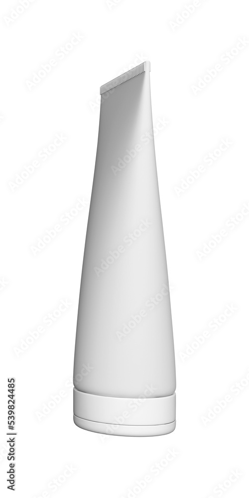 Transparent tube mockup in PNG format. Cosmetic tube. The tube of cream ...