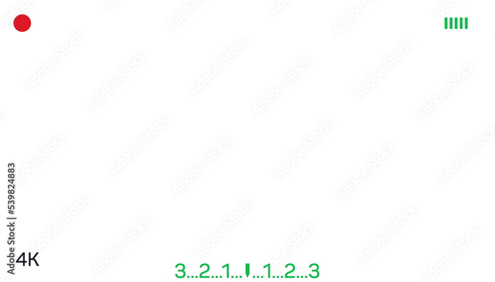 Camera frame viewfinder. Video recording screen. Photo camera ...