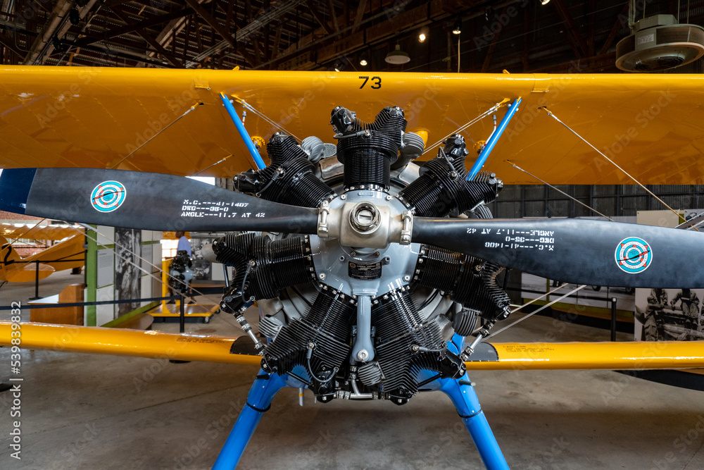 Tuskegee, Alabama: PT-17 Stearman kaydet biplane at Tuskegee Airmen ...