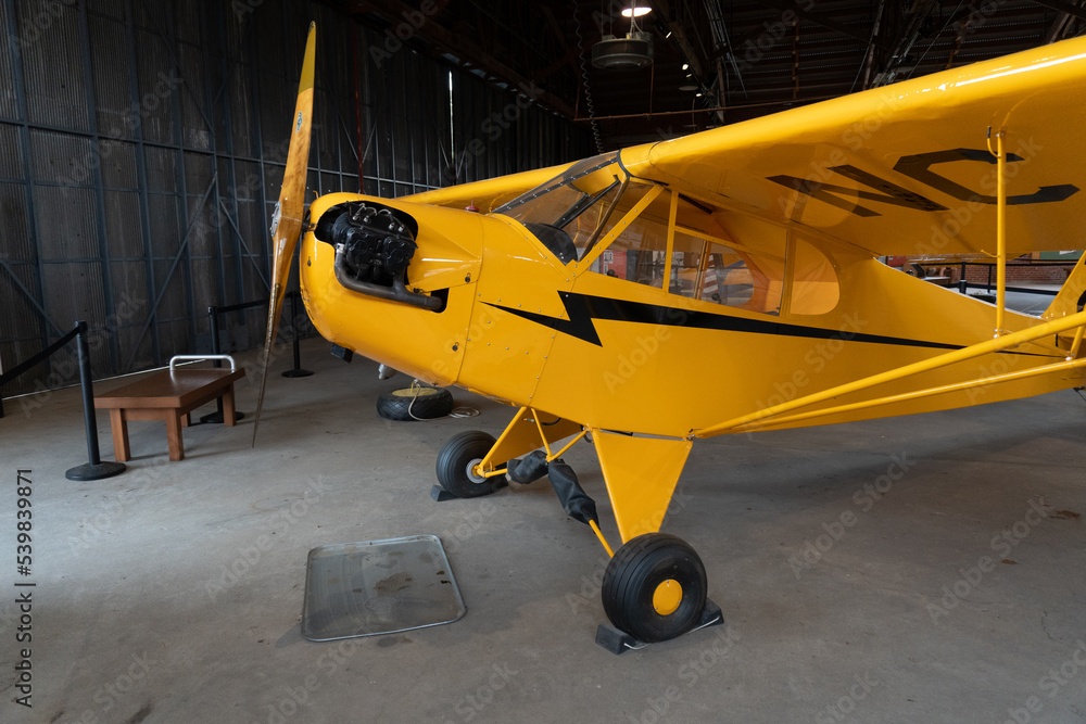 Tuskegee, Alabama: Piper Cub at Tuskegee Airmen National Historic Site ...