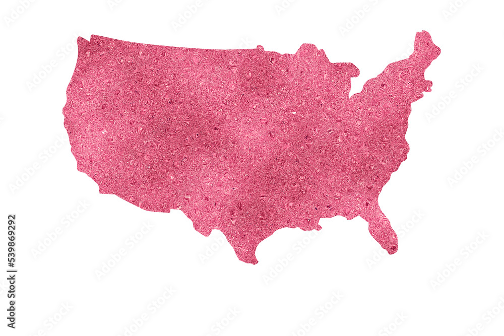 Pink Glitter USA States Map PNG Background Stock Illustration | Adobe Stock