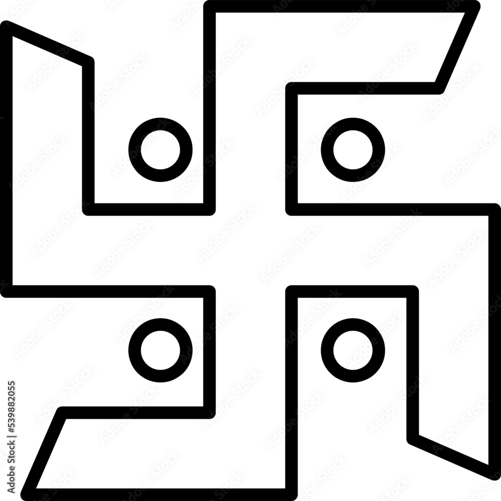 swastika icon or logo isolated sign symbol vector illustration - high ...