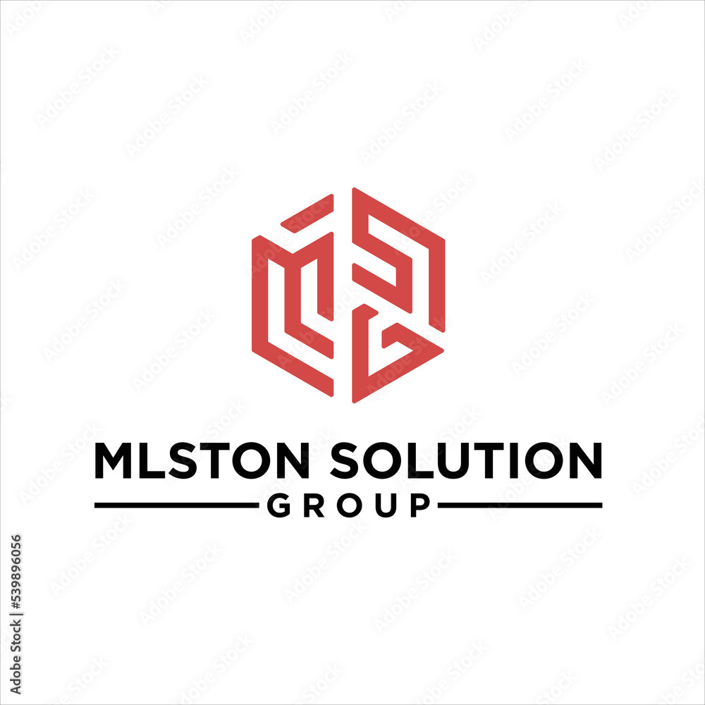 letter MSG logo design inspiration Stock Vector | Adobe Stock