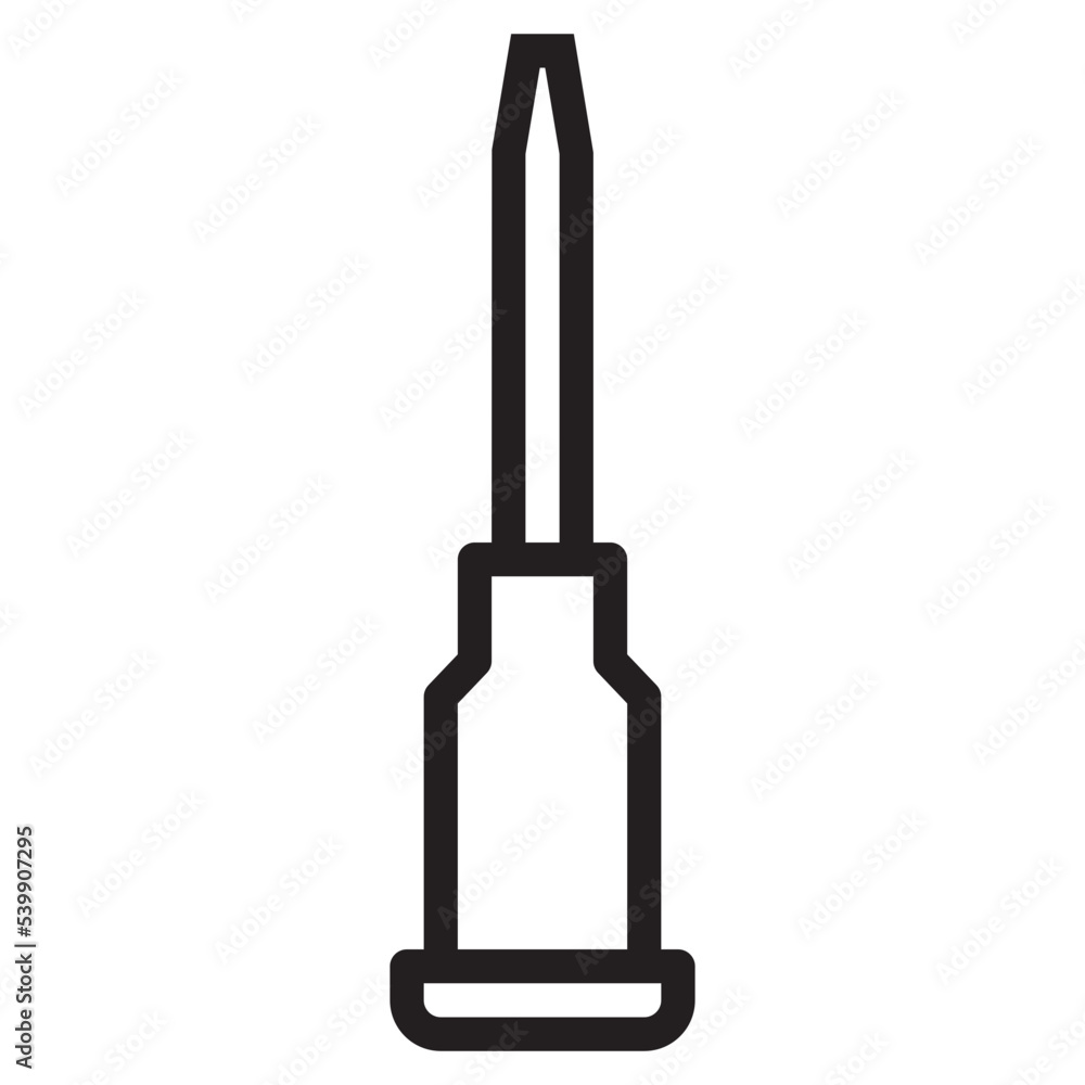 Chisel outline style icon Stock Vector | Adobe Stock