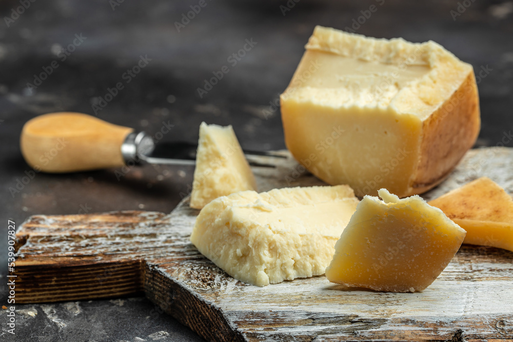 Traditional Gravyer Gruyere Cheese hard yellow cheese without holes ...