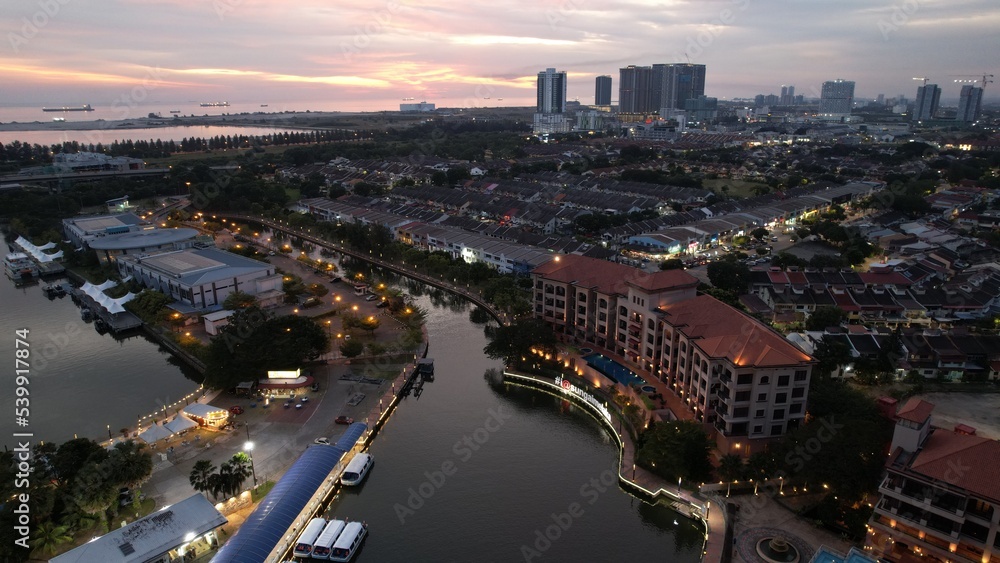 Malacca, Malaysia - October 16, 2022: The Historical Landmark Buildings ...
