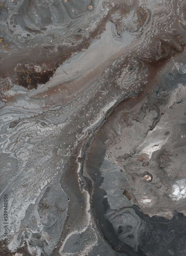 Water in the desert. Acrylic painting texture. Abstract winter texture ...