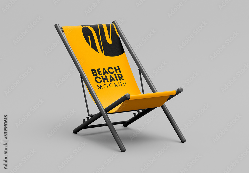 Beach Chair Mockup Stock Template | Adobe Stock