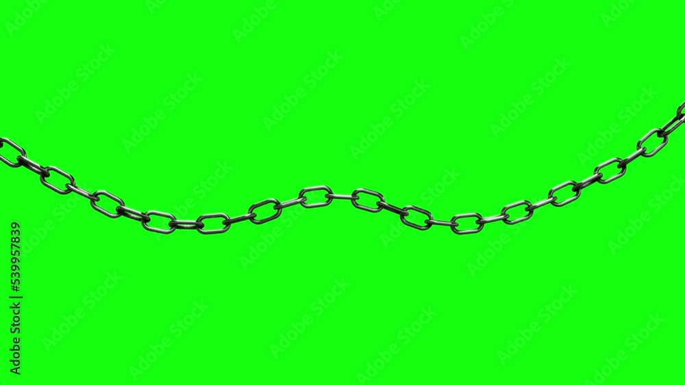 Connected Long Chain Drop, Realistic Chain Falls And Swings, Easy Edit ...