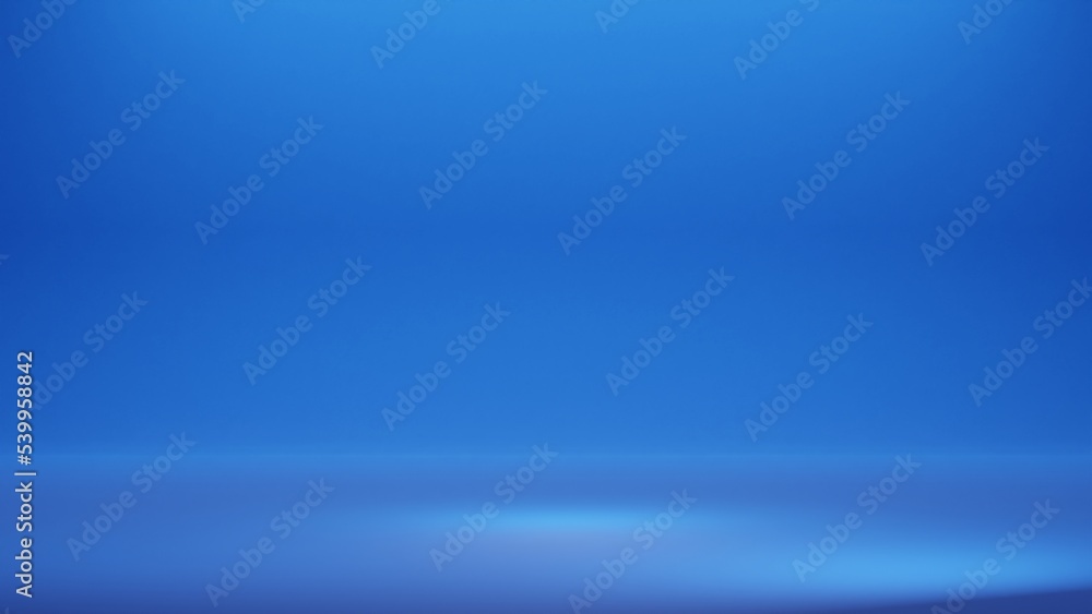 Dark blue room with gradient blue abstract background for display ...
