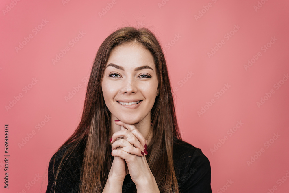 Close Up Of Thoughtful Blonde Looks At Camera Bites Her Lip Folded