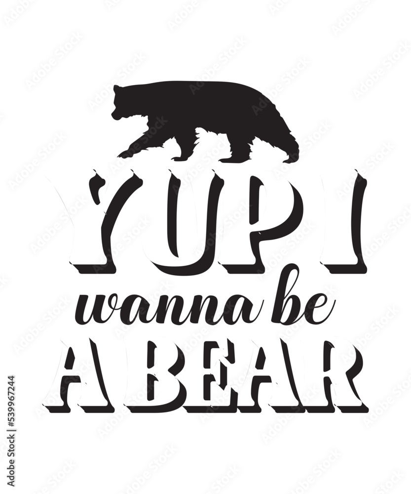 Vettoriale Stock Bear SVG, Animal Svg, Wild bears svg, Bear Clipart ...