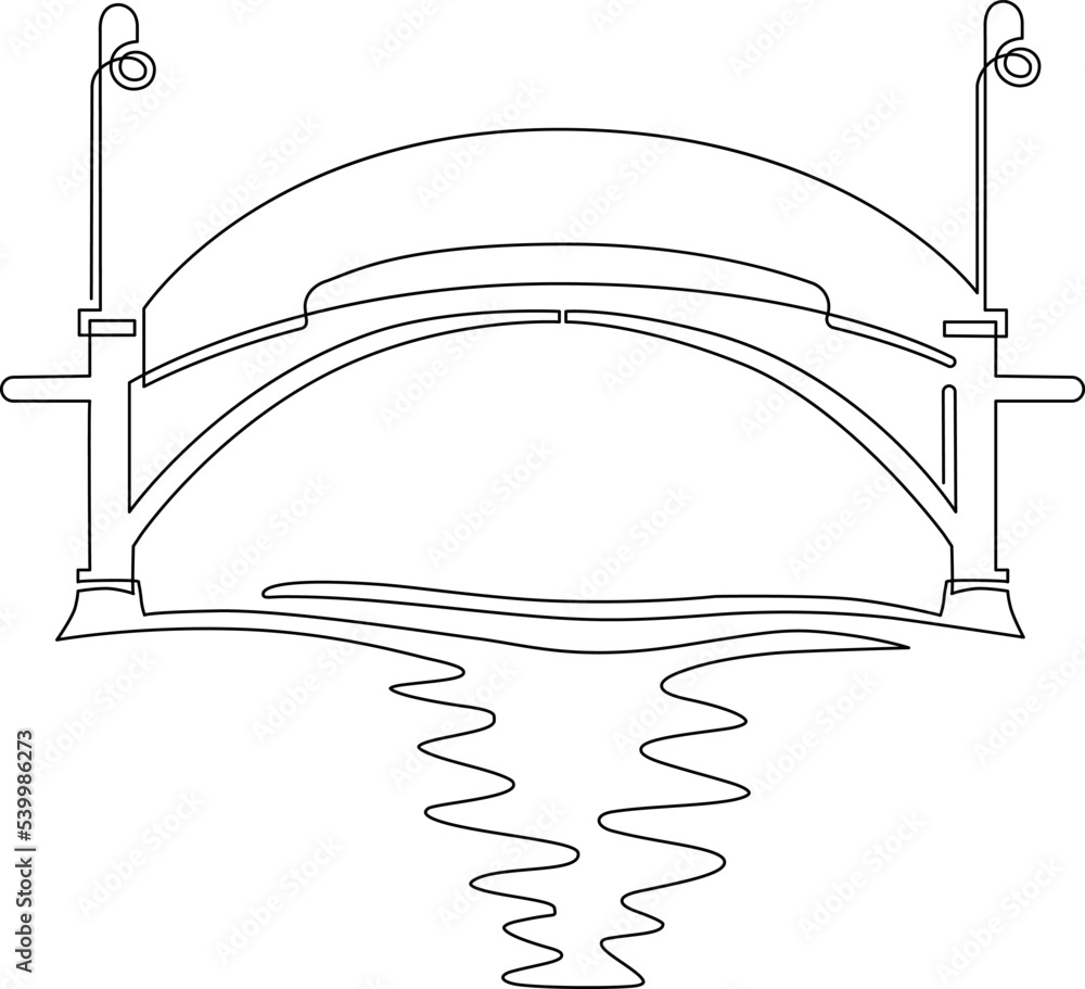 Stone Bridge Drawing