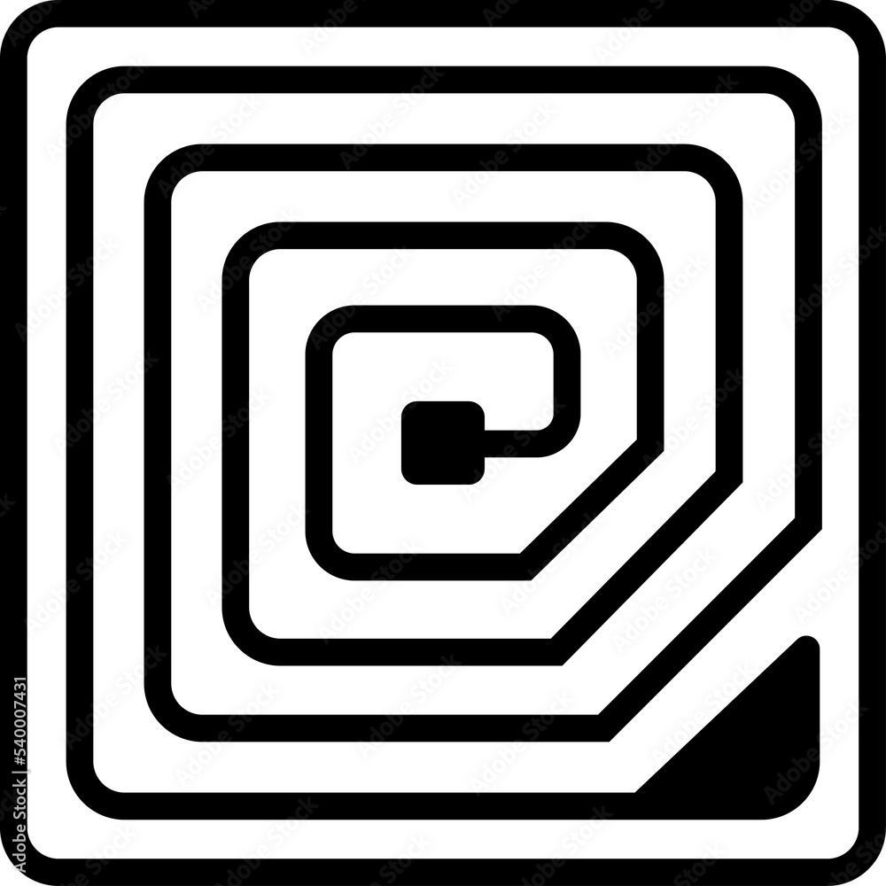 Icon RFID Radio frequency identification. PNG Stock Illustration ...